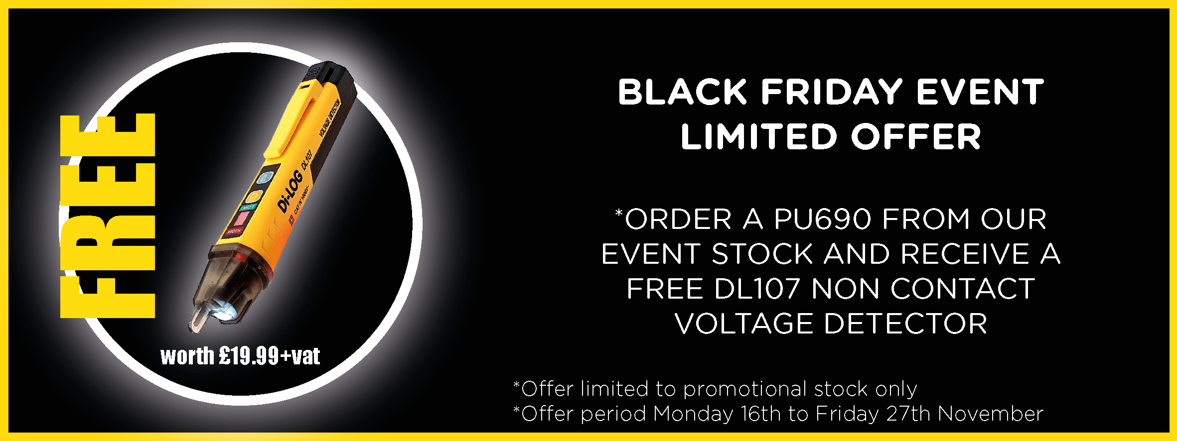 PU690 690V Voltage Indicator Proving Unit | Di-LOG | Safe Isolation