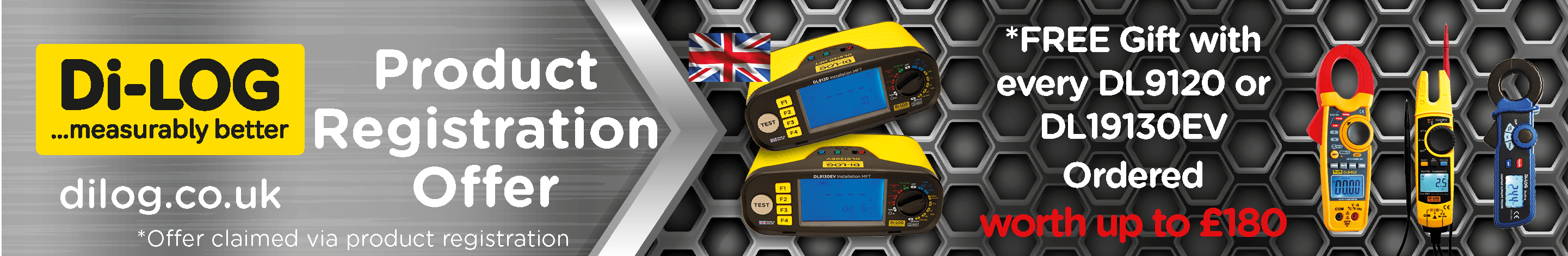 Product Registration Offer Banner August 2023 Web | Di-LOG